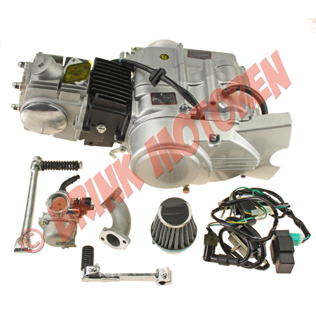 BRINKMOTOREN.NL | 4-takt Pitbike Dirtbike motor blok KXD 125cc kompleet ...