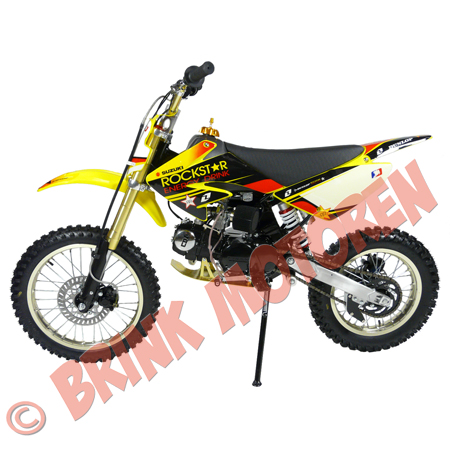 Pitbike Dirtbike BM Lifan125cc Rockstar special model | BRINKMOTOREN.NL