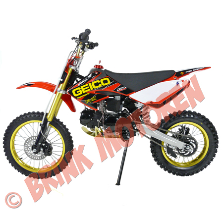 Pitbike Dirtbike BM Lifan125cc rood special model | BRINKMOTOREN.NL